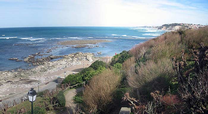 Bidart, village réputé au bord de l'océan au Pays Basque