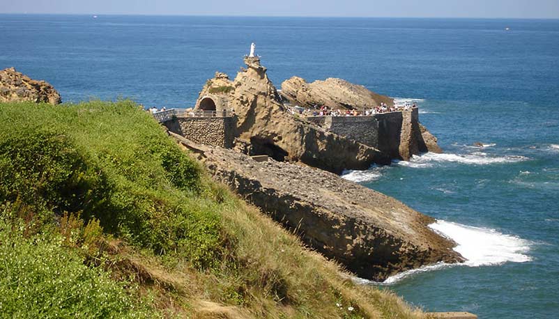 Découverte du Rocher de la Vierge à Biarritz au Pays Basque