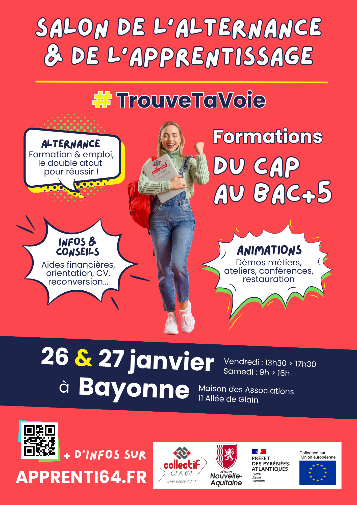 Le Collectif CFA 64 organise un salon de l’apprentissage à Bayonne ...