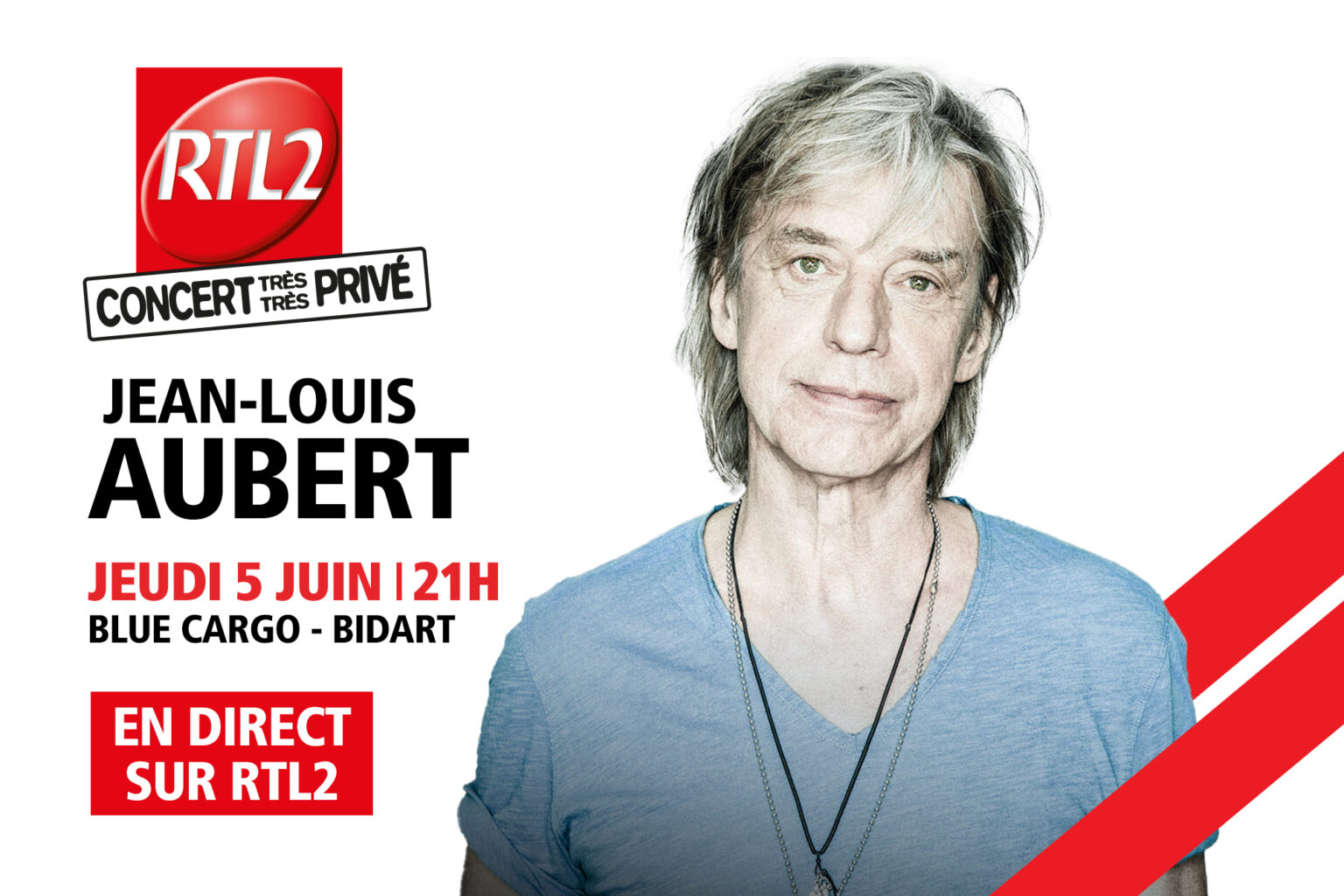 Jean-Louis Aubert en concert privé au Blue Cargo : une soirée ...